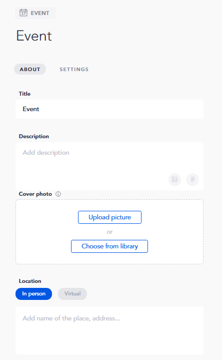 How do I create an event? (Admin) – Cooleaf EX Support Center